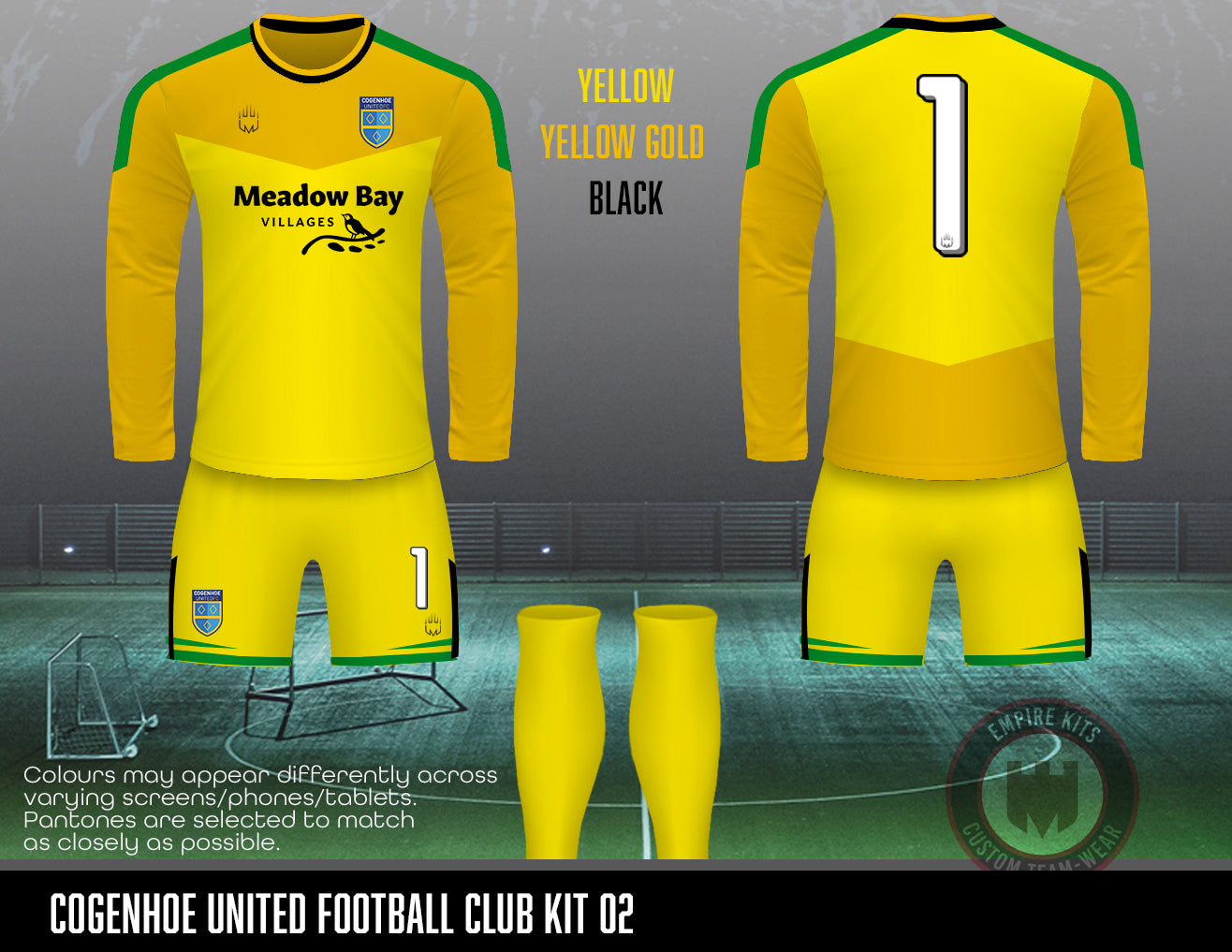 Cogenhoe United Football Club - Home GK kits – empirekits