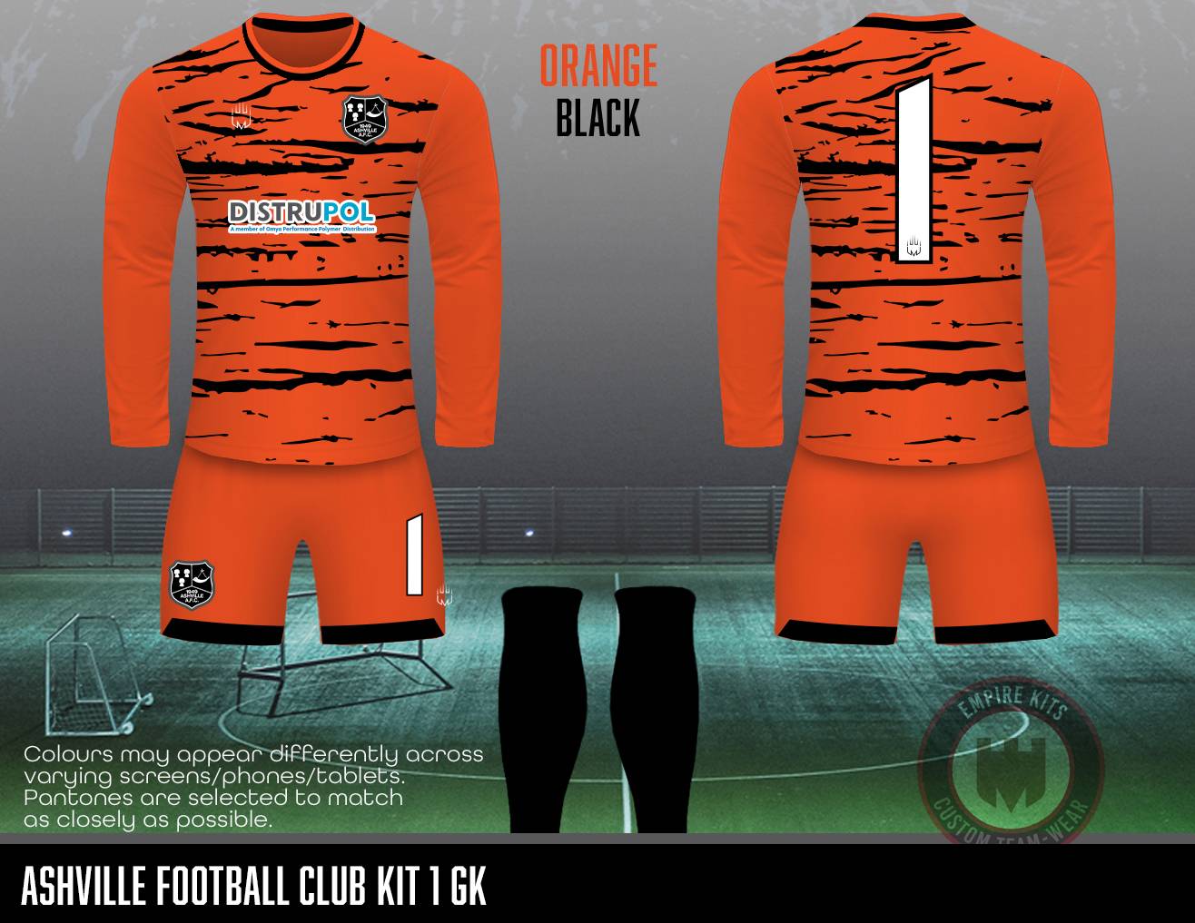 Ashville FC - Orange GK - Milan – empirekits