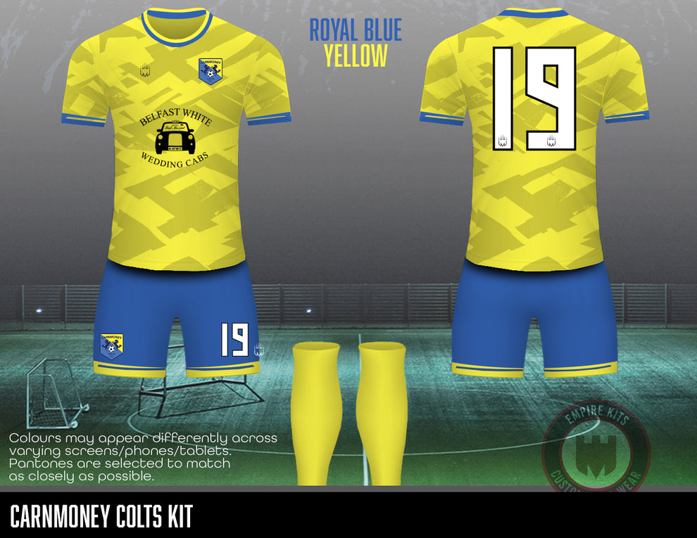 Carnmoney colts - Outfield Yellow – empirekits