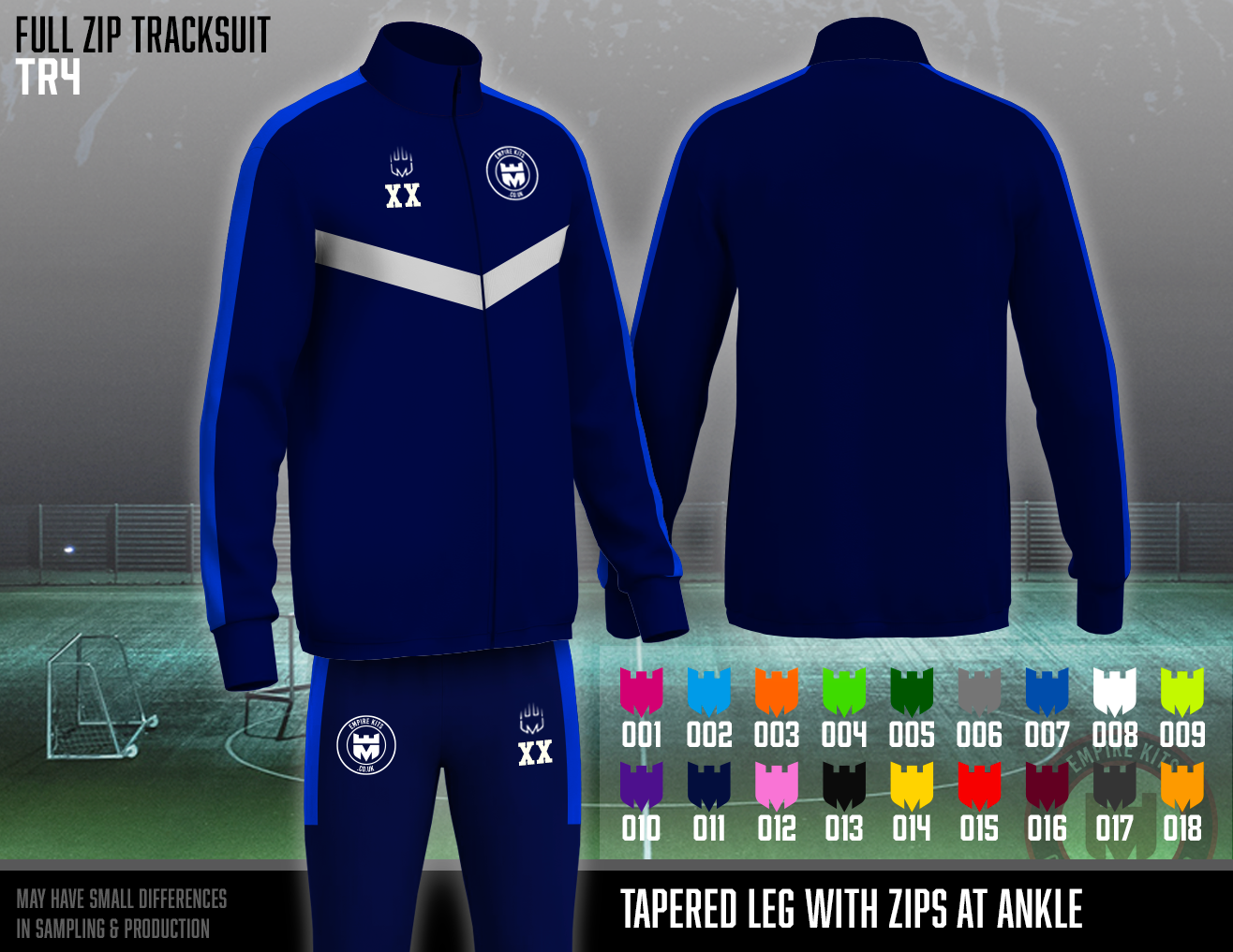 Custom Full Zip Tracksuit Tops – empirekits