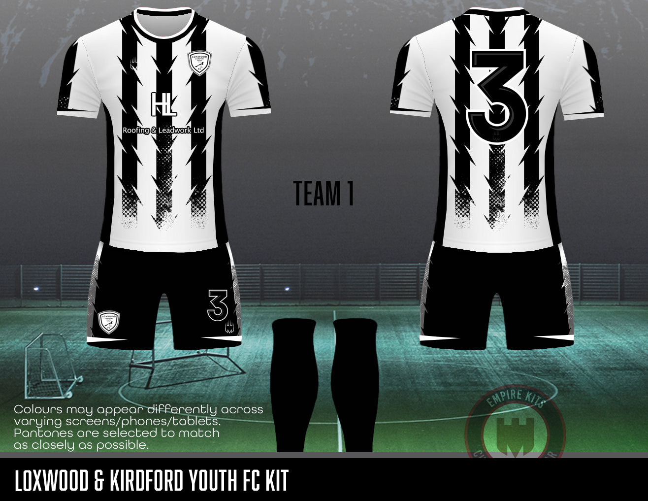 Loxwood & Kirdford Youth FC - Home Kit (U7 Comets) – empirekits