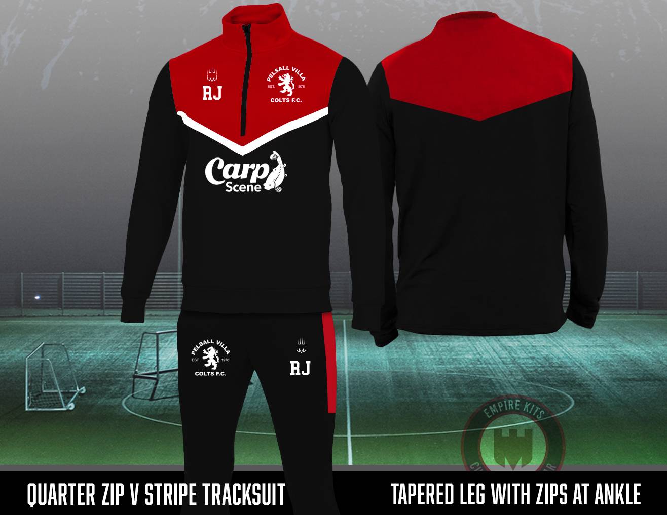 Pelsall Villa 1/4 Zip Tracksuit – empirekits